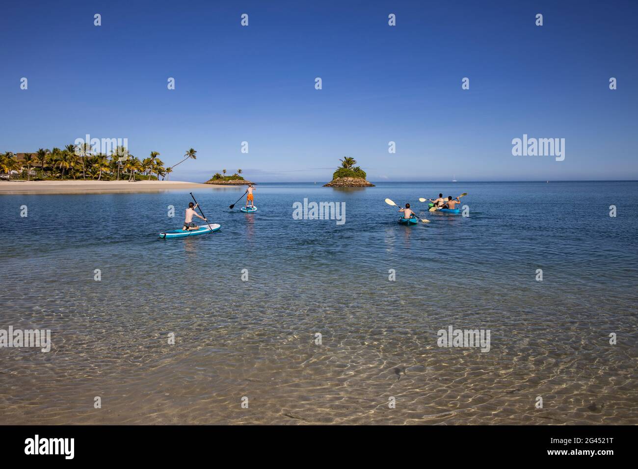Water sports activities at Six Senses Fiji Resort, Malolo Island ...