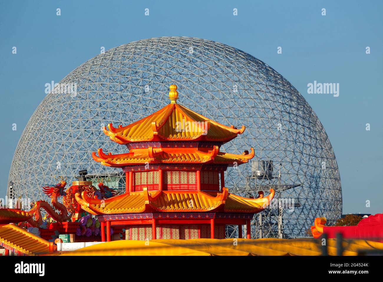Feux Follet, chinese lights event, Montreal, Quebec, Canada Stock Photo ...