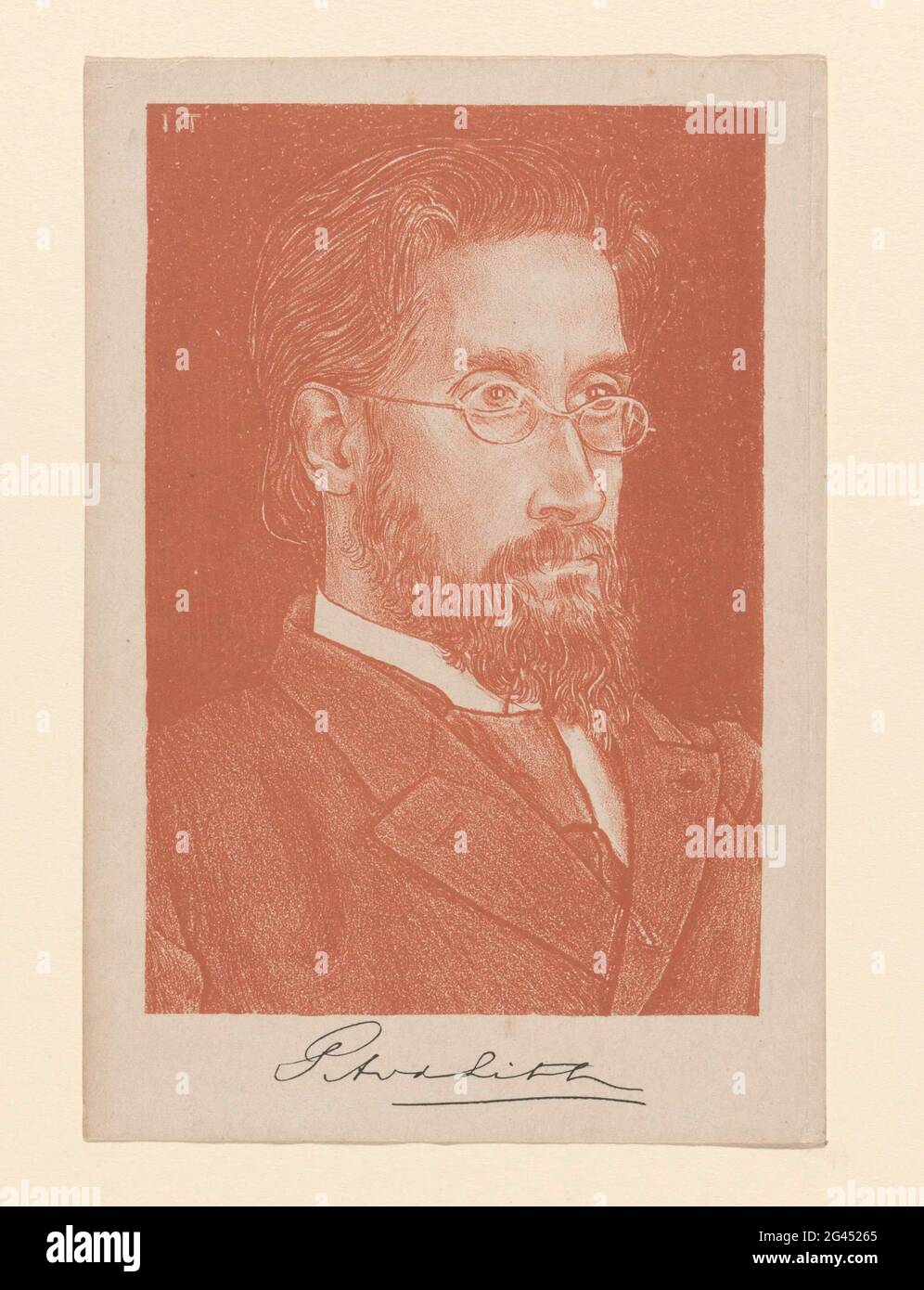 PORTRET PROF. P.A. Van Lith Stock Photo - Alamy