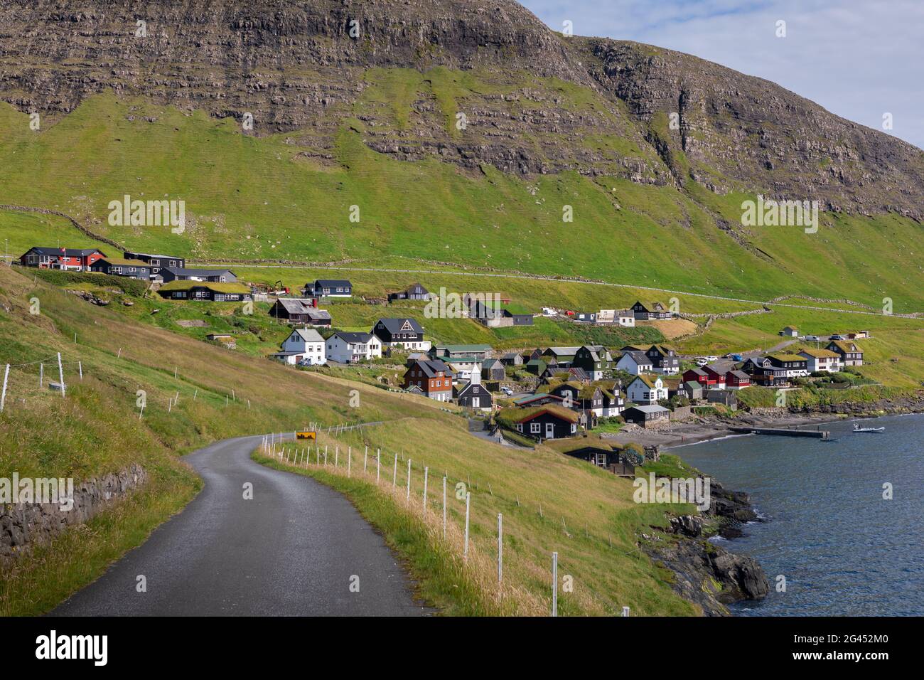 Village bour vagar island faroe hi-res stock photography and images - Alamy