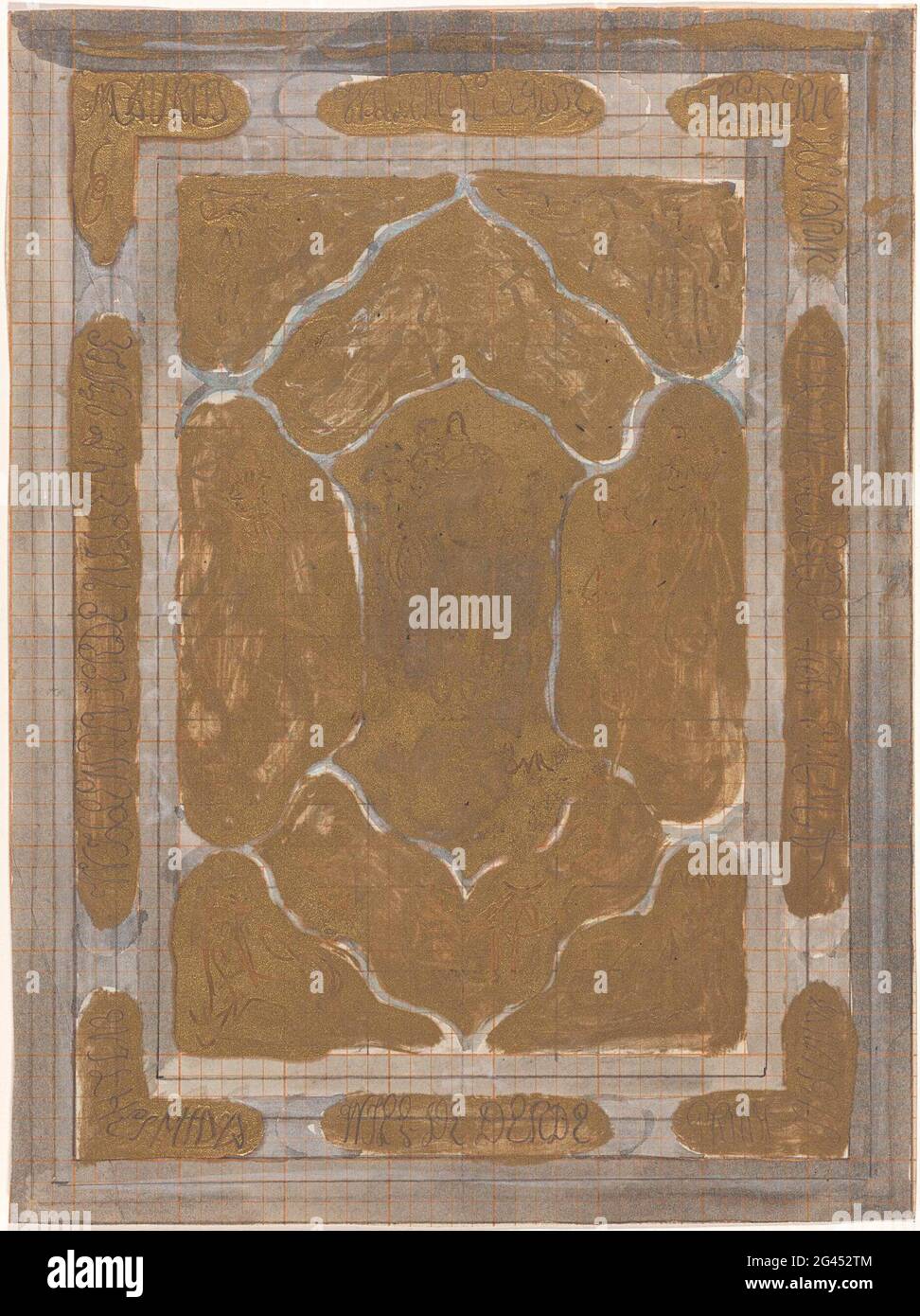 Design for booklet for orange memorial book Stock Photo - Alamy