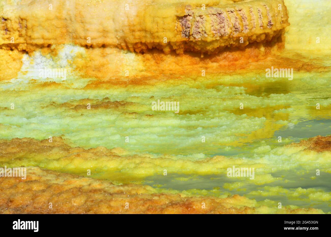 Ethiopia; Afar region; Danakil Desert; Danakil Depression; active ...