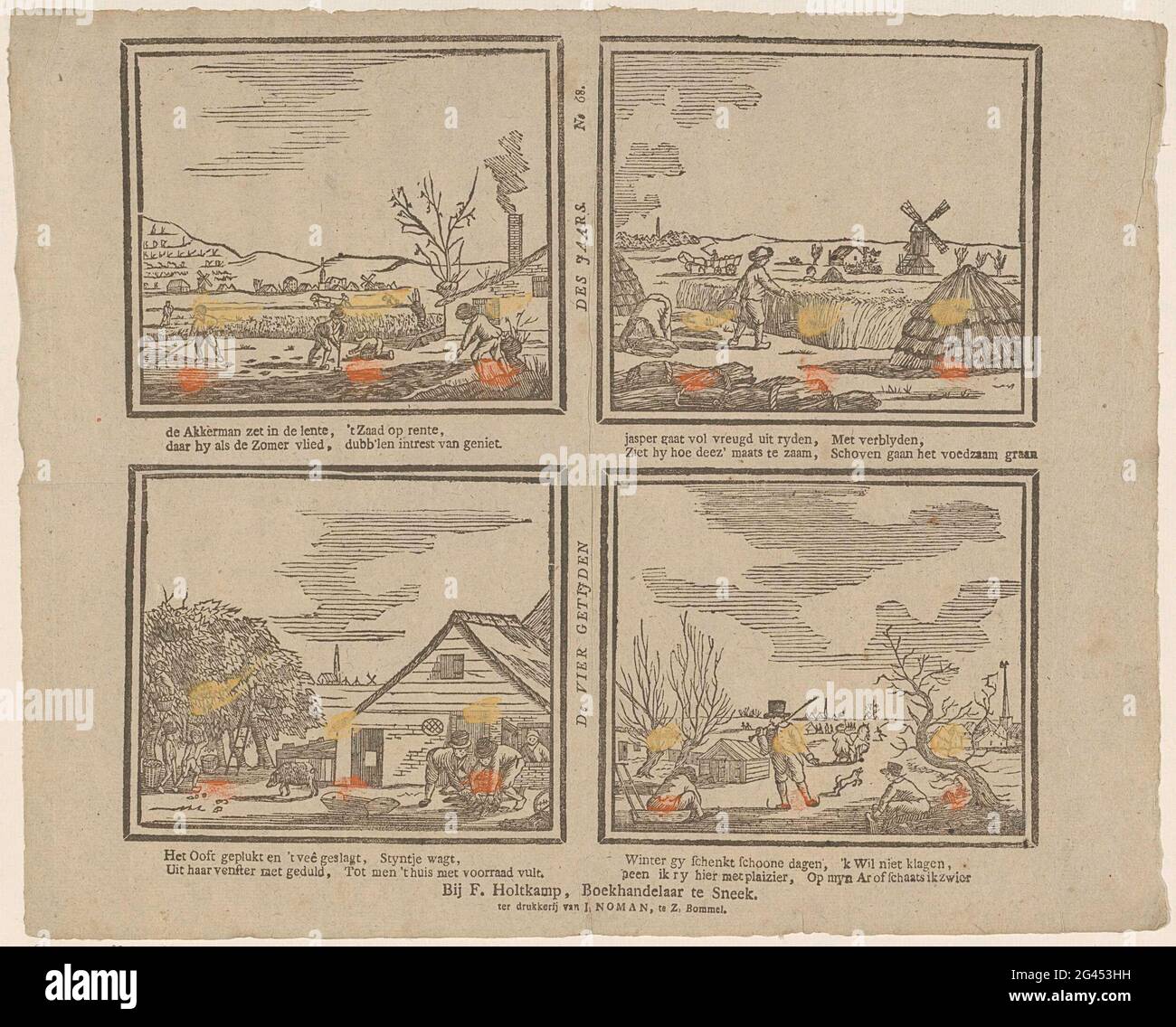 The four tides of the year. Leaf with 4 performances of the four ...
