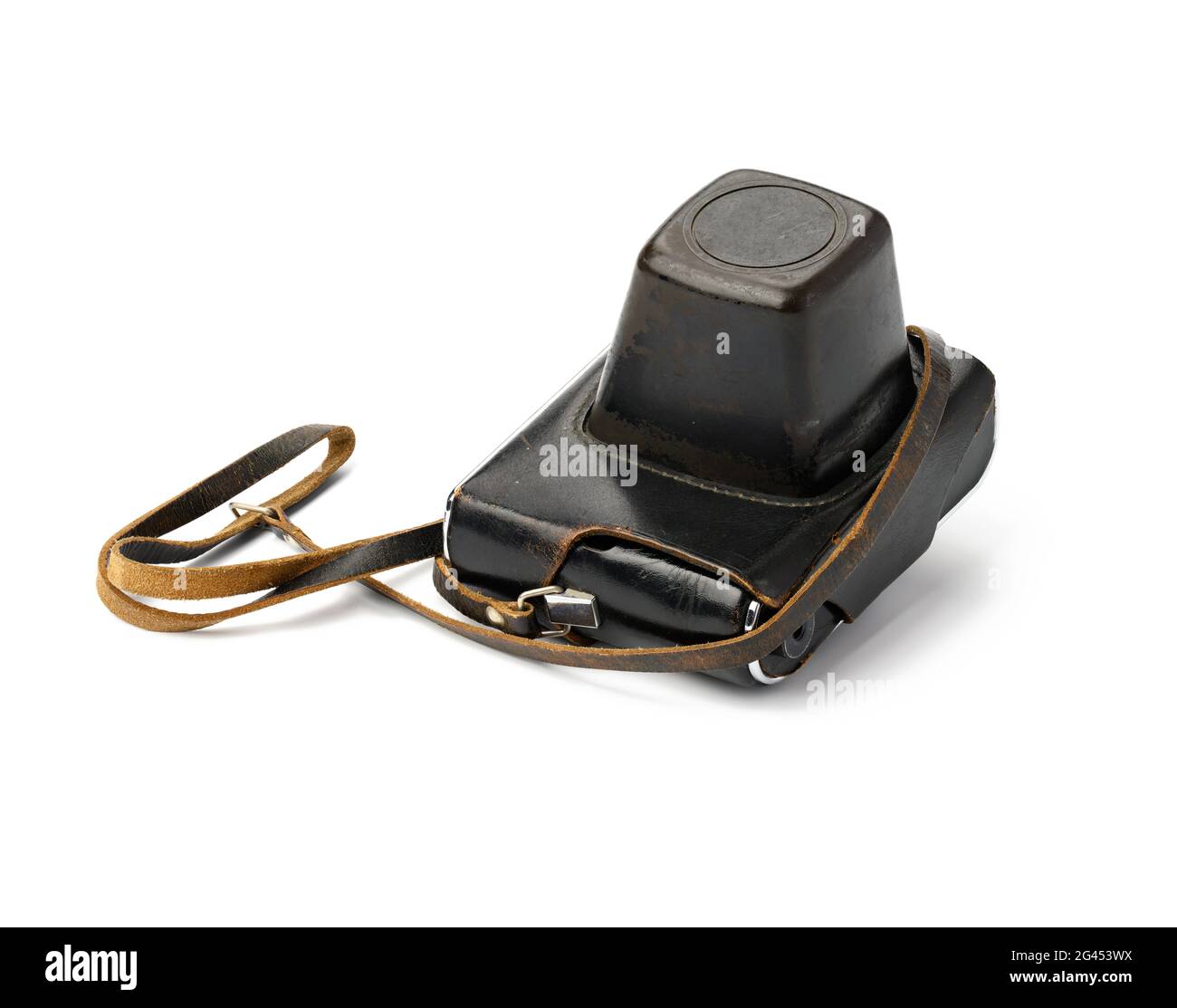 Vintage leather camera case hi-res stock photography and images - Alamy
