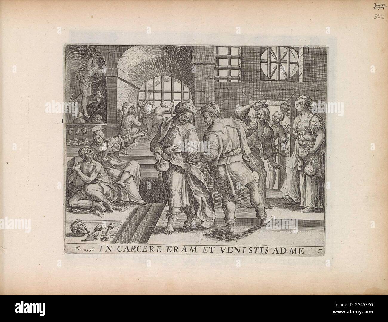 Prisoners visit mercy bible matthew 25 hi-res stock photography and ...