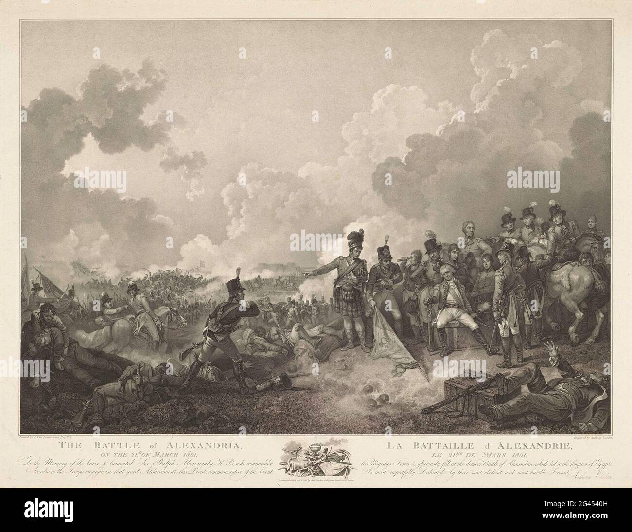The Battle of Alexandria Stock Photo - Alamy