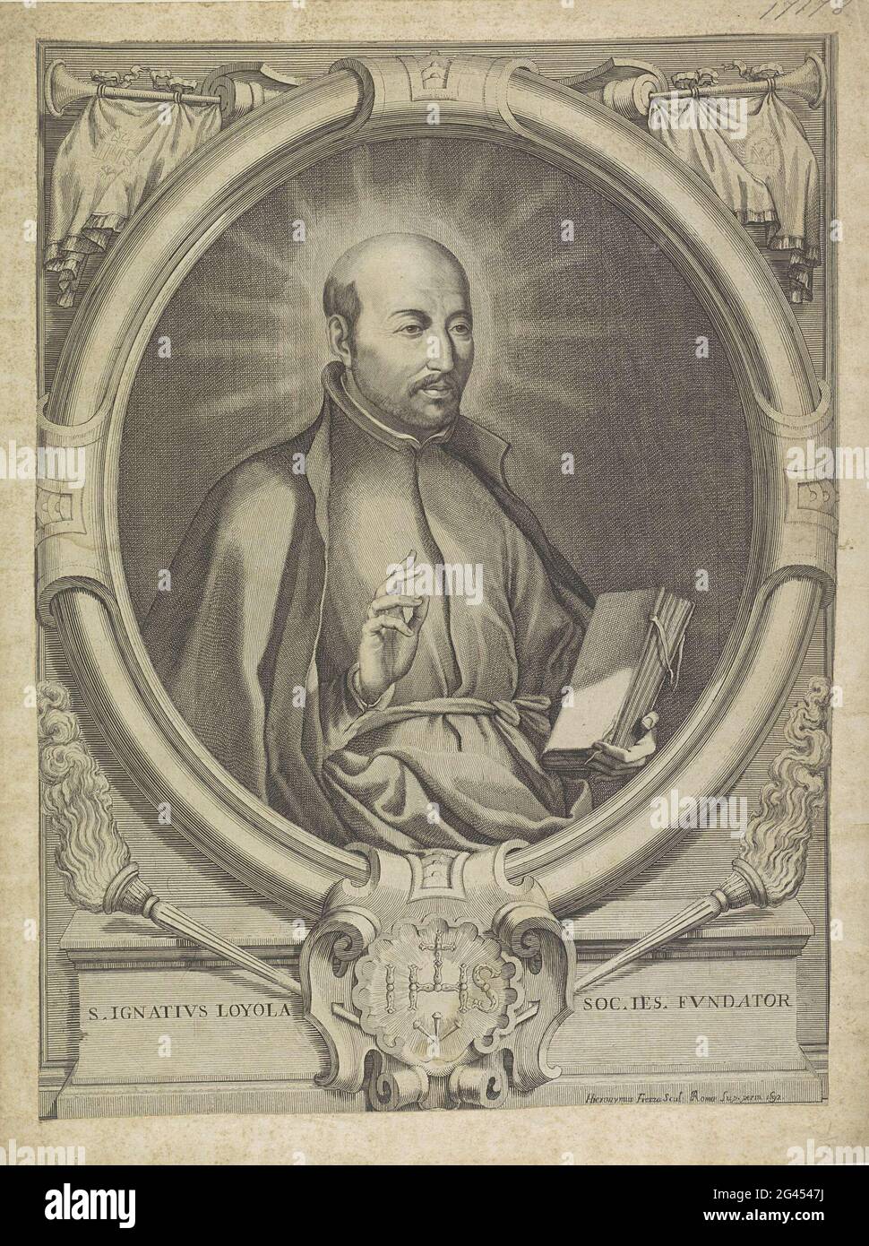 The Saint Ignatius of Loyola Stock Photo - Alamy