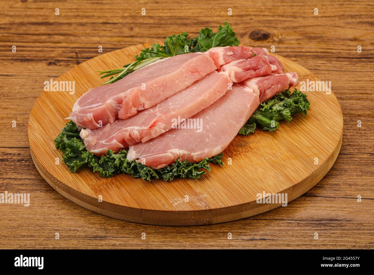 Raw pork meat steak for cooking Stock Photo - Alamy