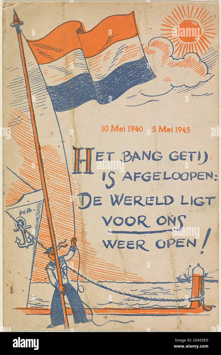Party plate in honor of the liberation of the Netherlands on May 5 ...