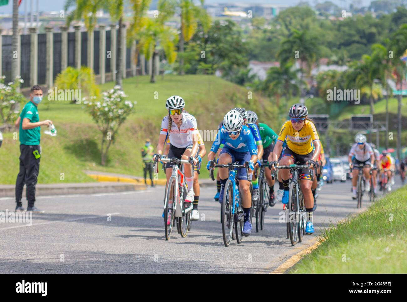 Pereira, Colombia. 18th June, 2021. Cyclists from Colombia Tierra de ...