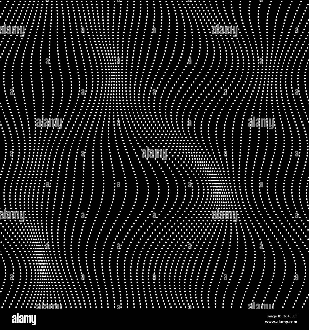 Seamless wavy array of dots pattern for print or digital use Stock ...