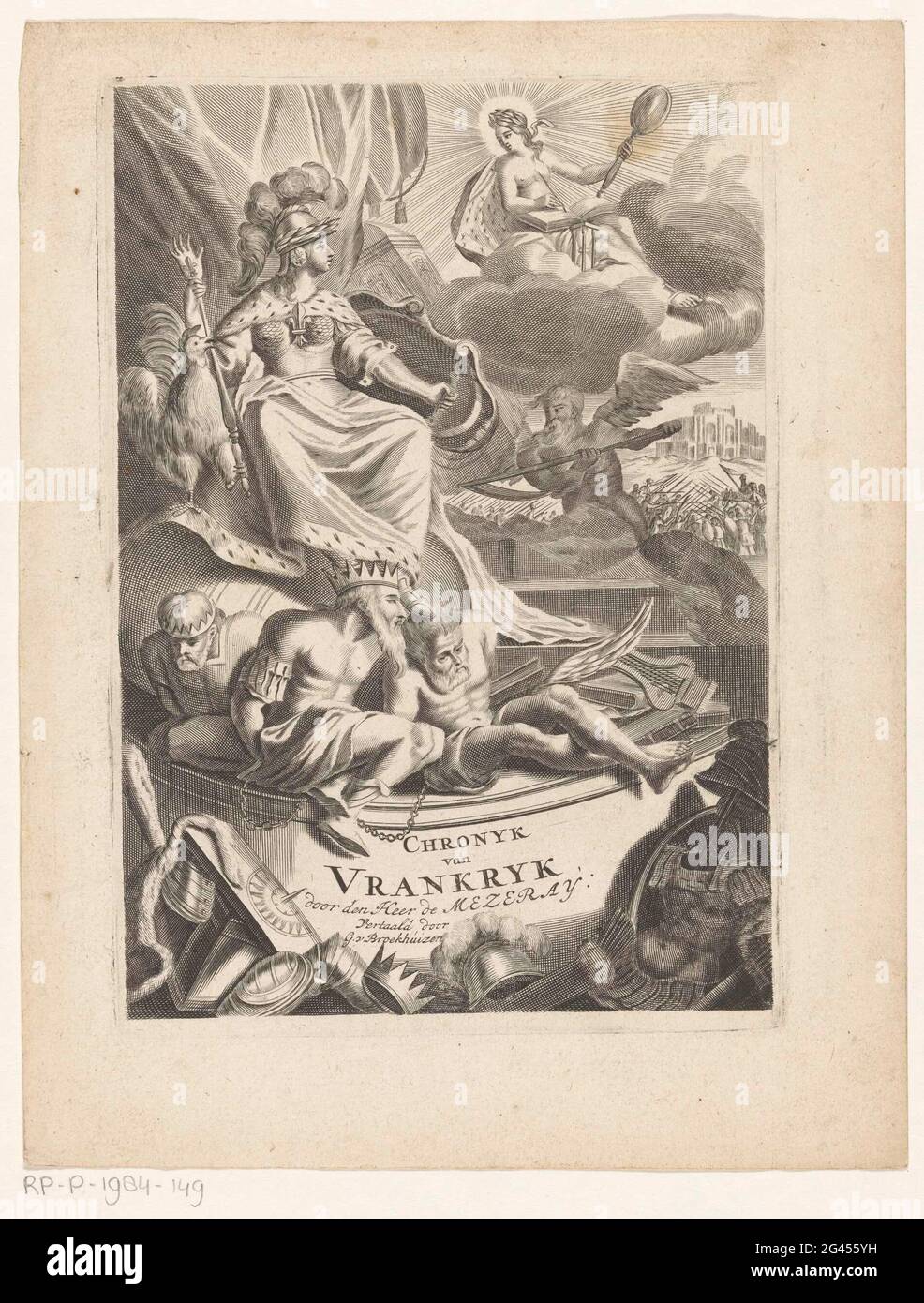 French Republic and Chained Kings; Title page for: François Eudes de ...