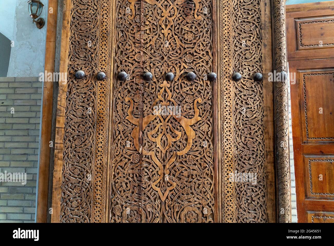 The front porch door in traditional uzbek house Stock Photo - Alamy