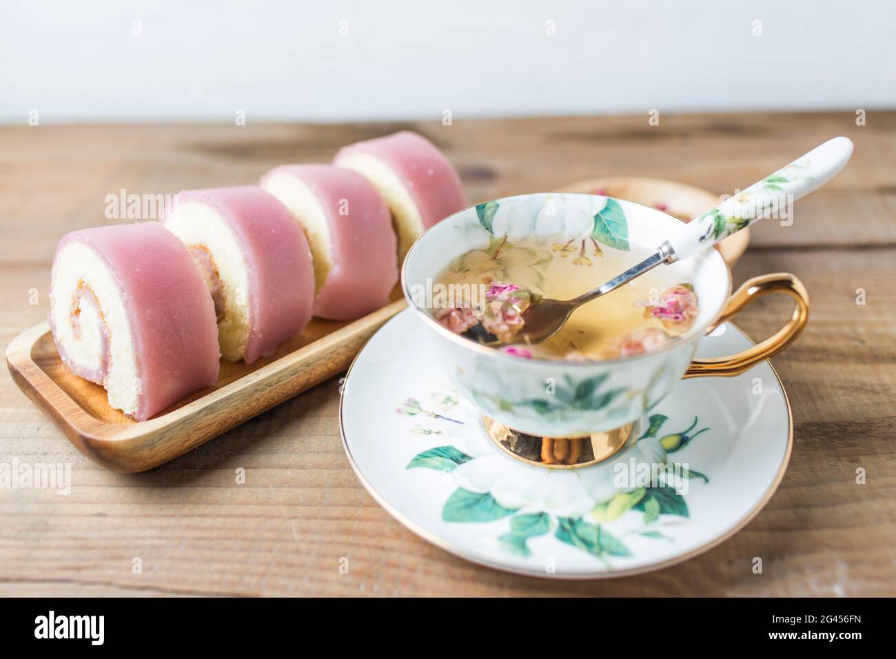 Breakfast afternoon tea Stock Photo - Alamy