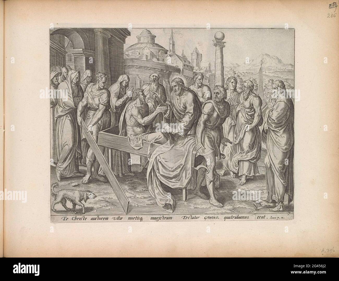 Revival of the son of the widow from Niïn; Miracles of Christ; Theatrum ...