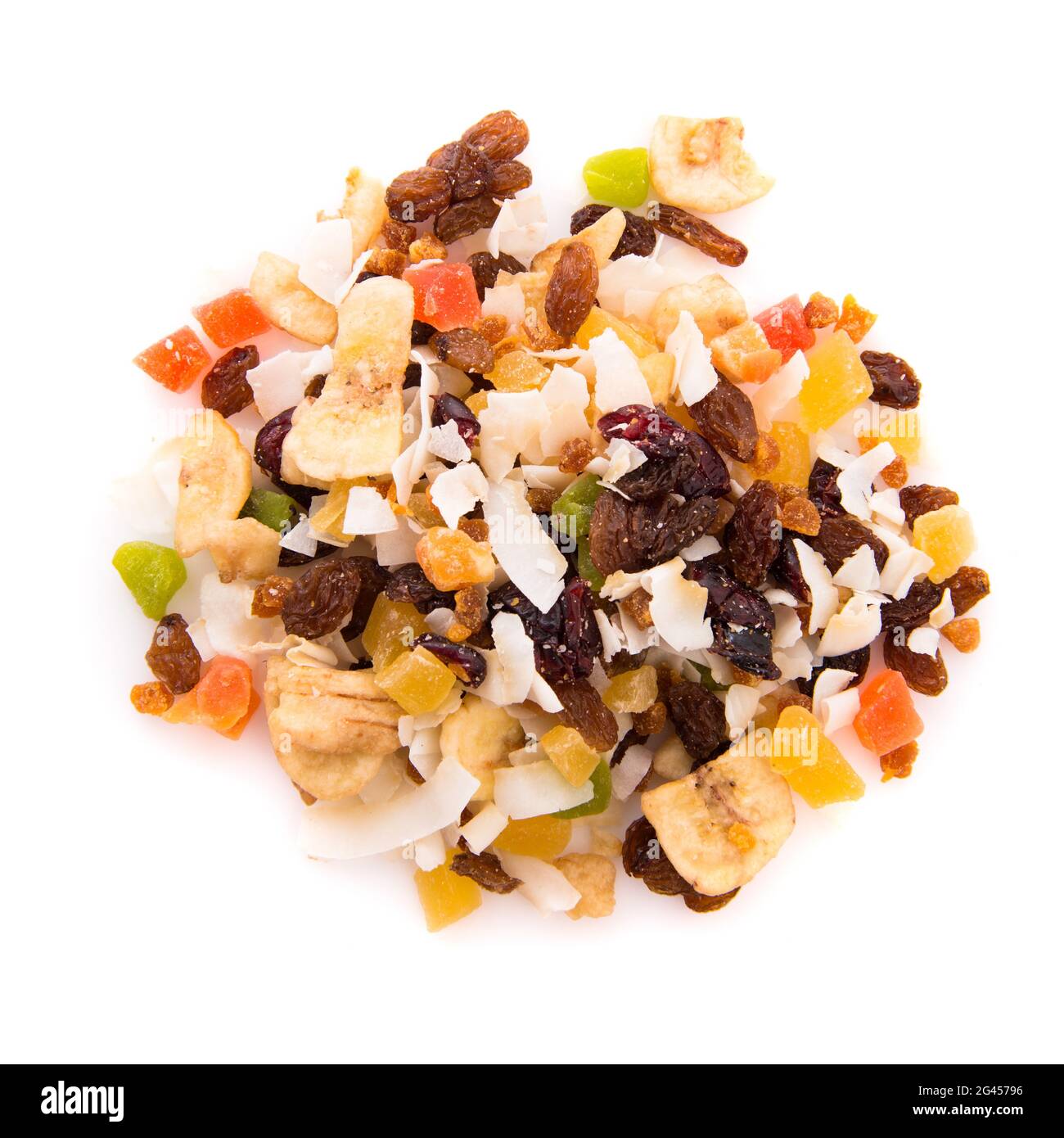 Tropical mix dried fruits Cut Out Stock Images & Pictures - Alamy
