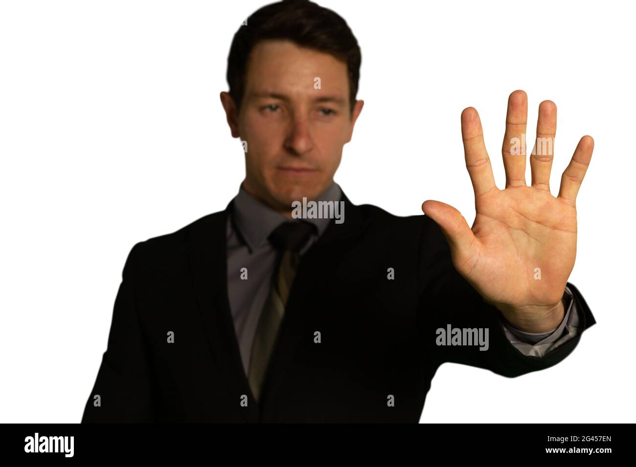 Handprint security access hi-res stock photography and images - Alamy