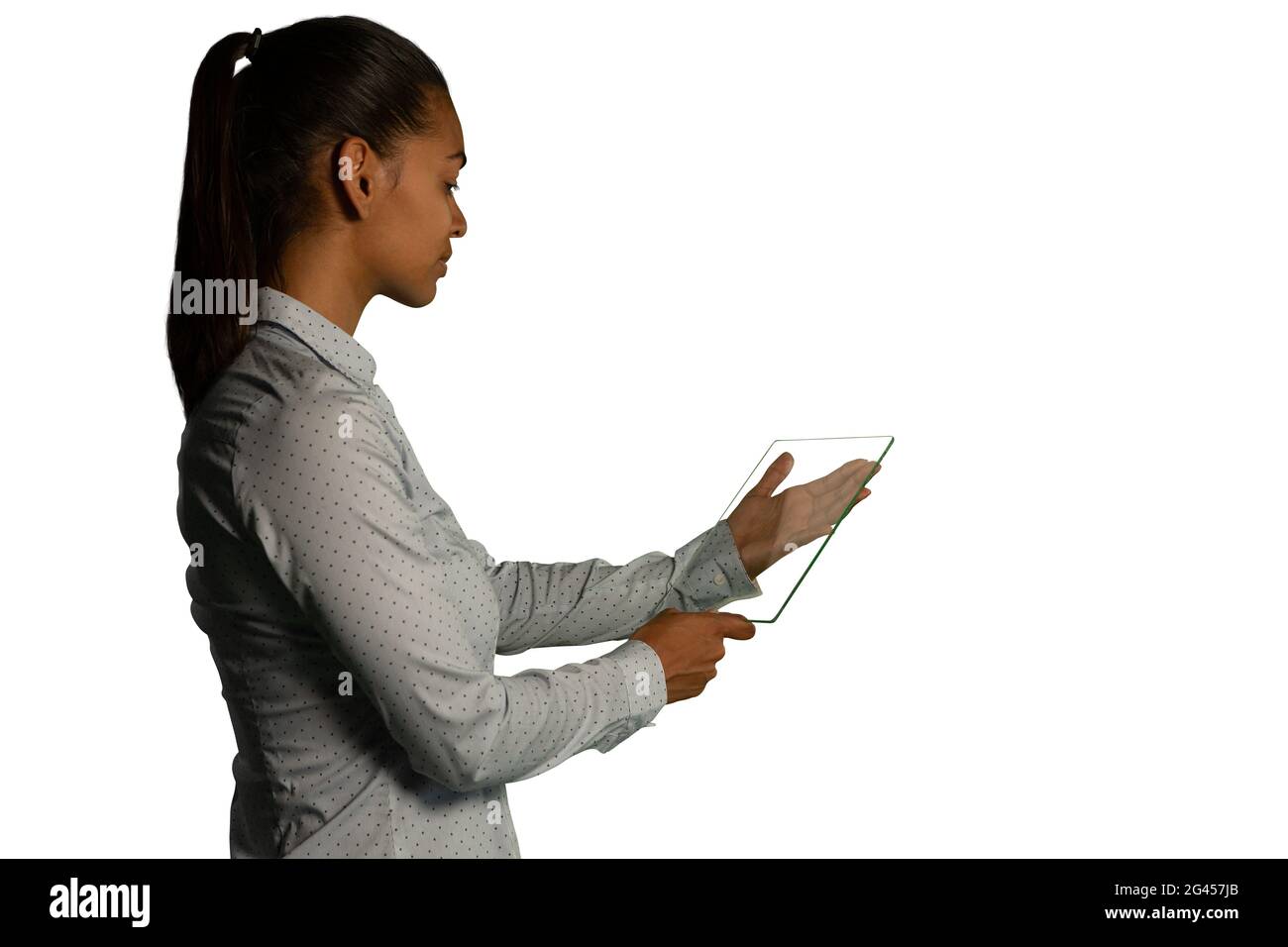 Smart device transparent background Cut Out Stock Images & Pictures - Alamy