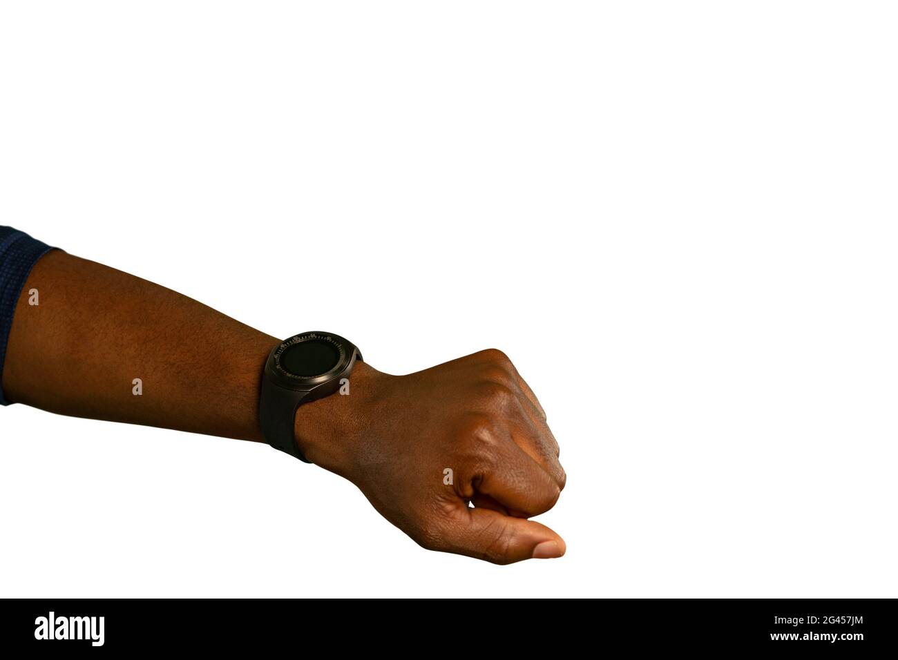 Hand wearing smartwatch isolated hi-res stock photography and images ...