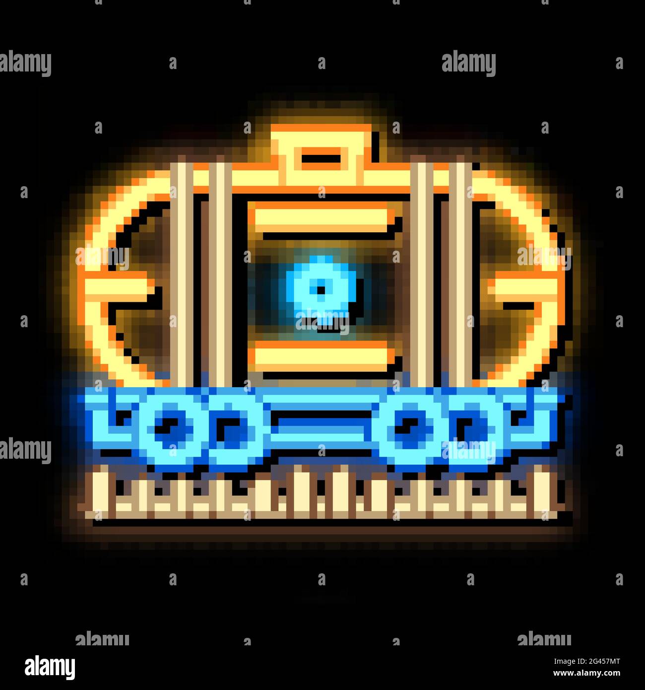gas tank neon glow icon illustration Stock Vector Image & Art - Alamy