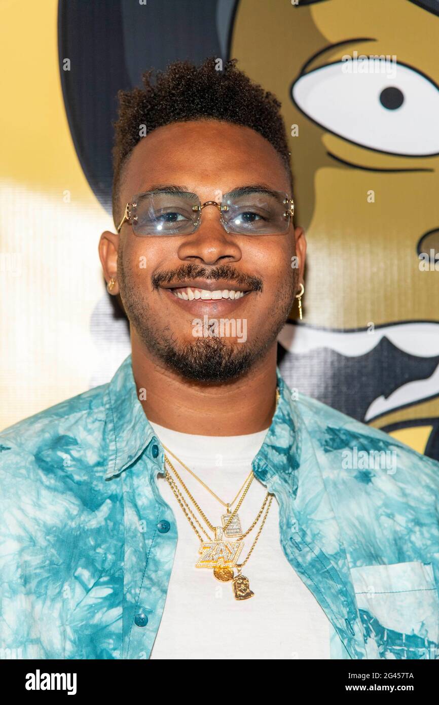 Los Angeles, USA. 18th June, 2021. Anthony Isaiah attends TayF3rd Album ...