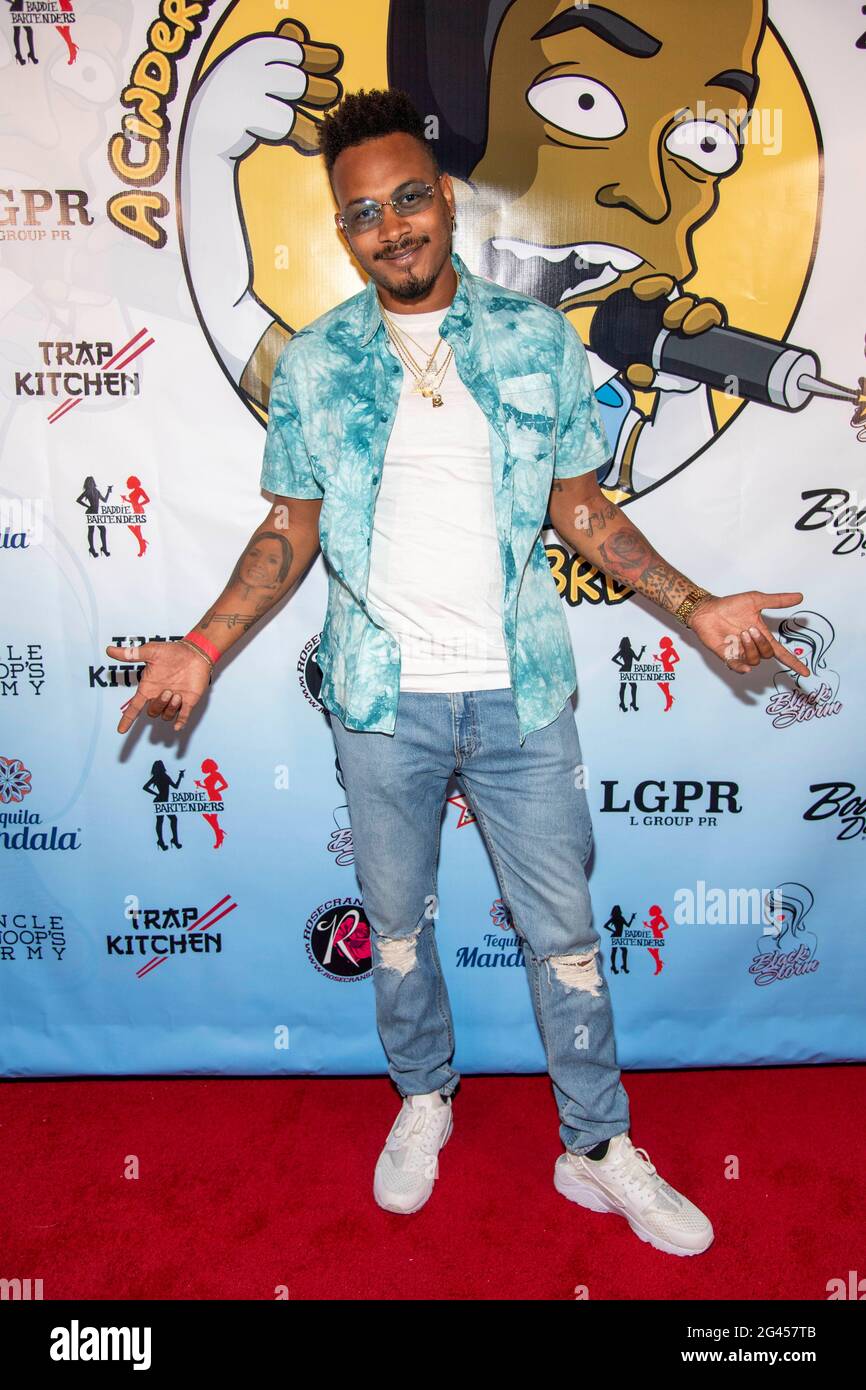 Los Angeles, USA. 18th June, 2021. Anthony Isaiah attends TayF3rd Album ...