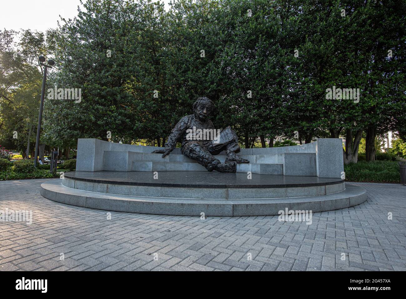 Albert Einstein Memorial in Washington DC Stock Photo - Alamy