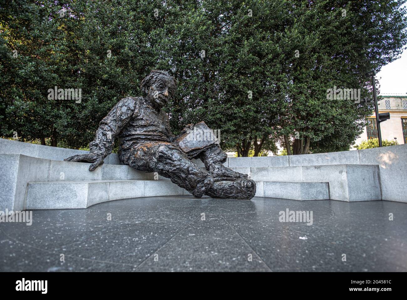 Albert Einstein Memorial in Washington DC Stock Photo - Alamy