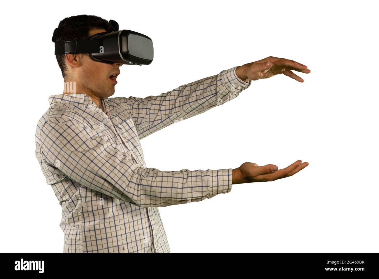 Hands businessman using digital Cut Out Stock Images & Pictures - Alamy