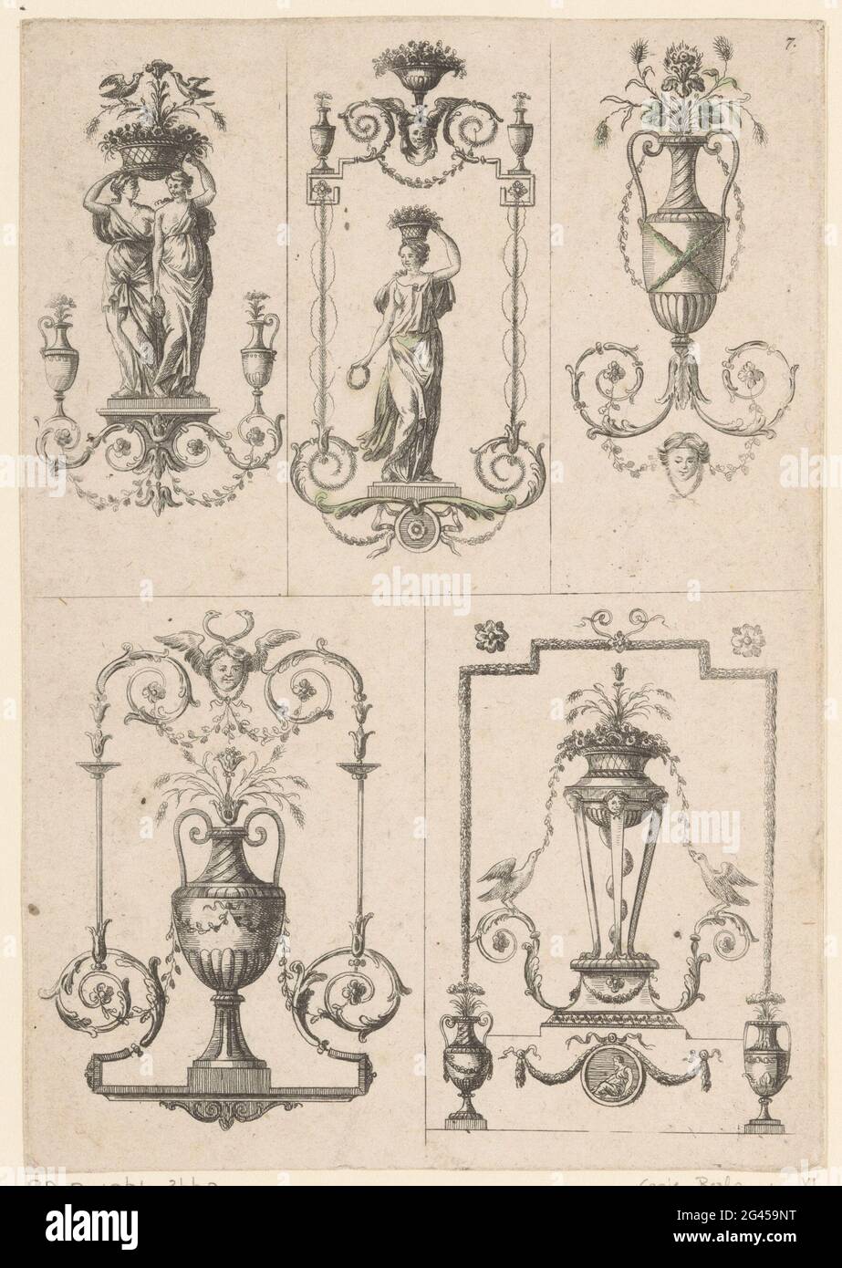 Five scenes with arabes; Arabesken. Five scenes with arabesque ...