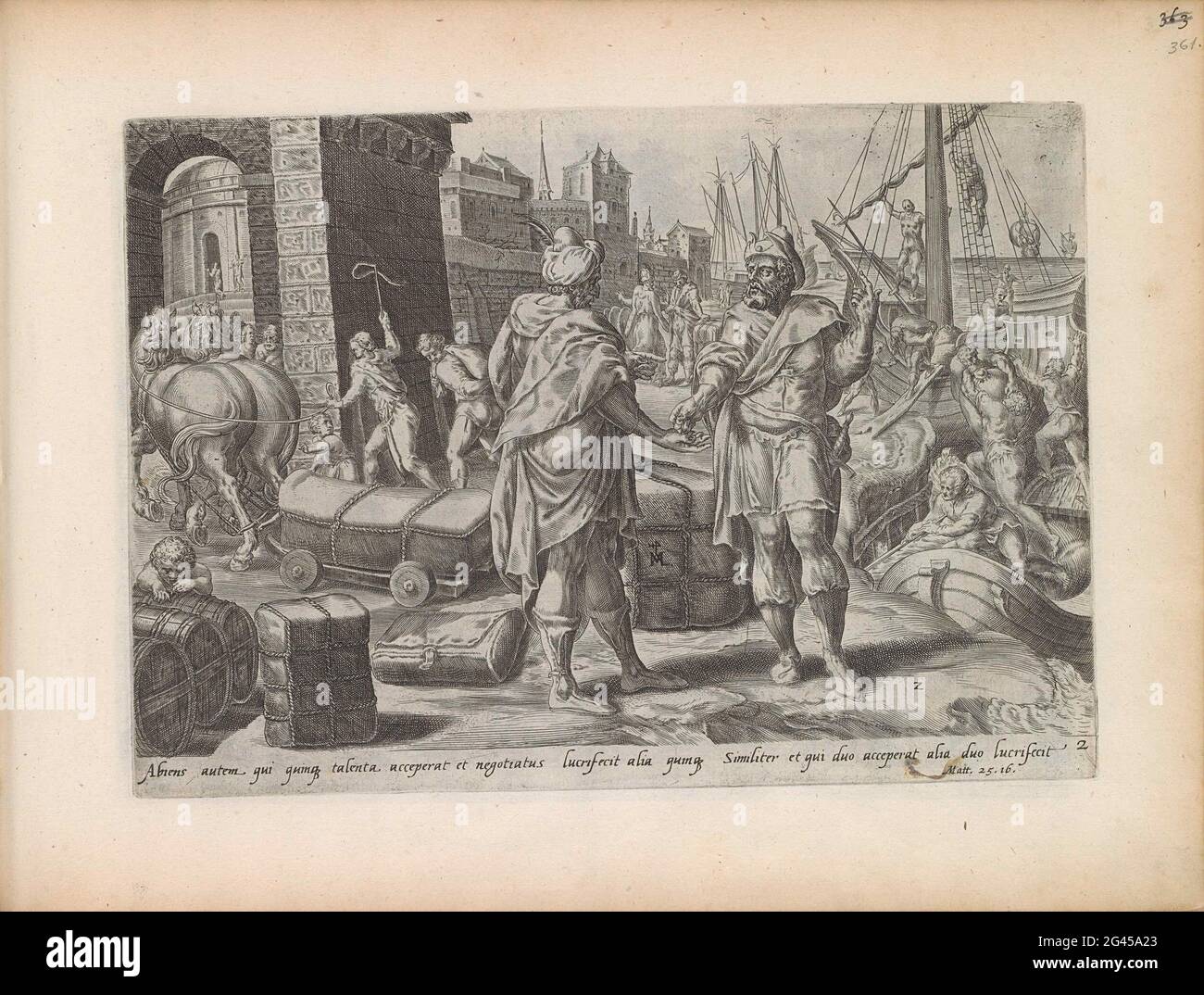 Servant with the five talents floats trade; Parable of the talents ...