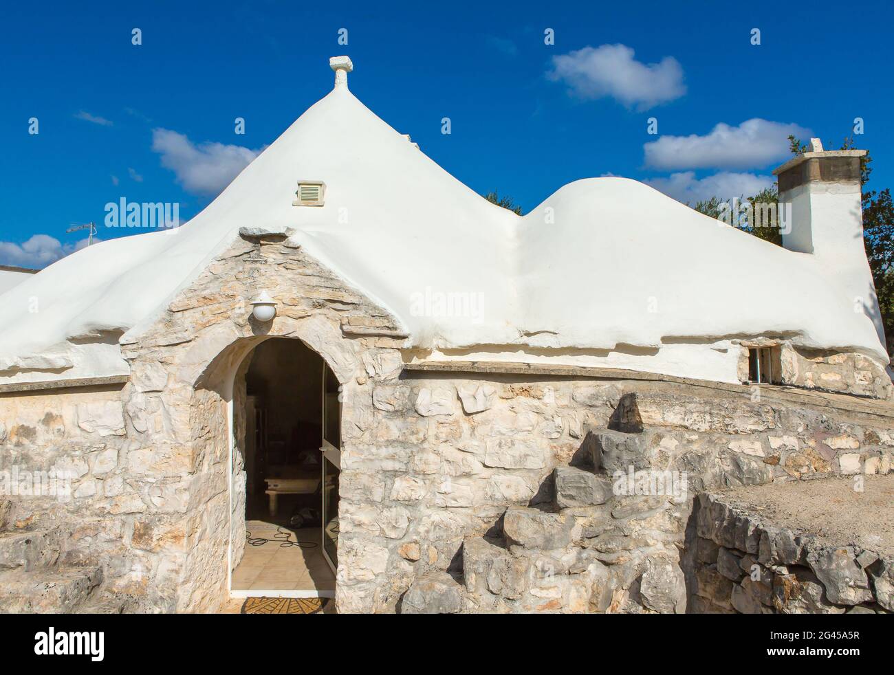 SOUTHERN ITALY, APULIA REGION. OSTUNI DISTRICT, TRADITIONAL TRULLI'S ...