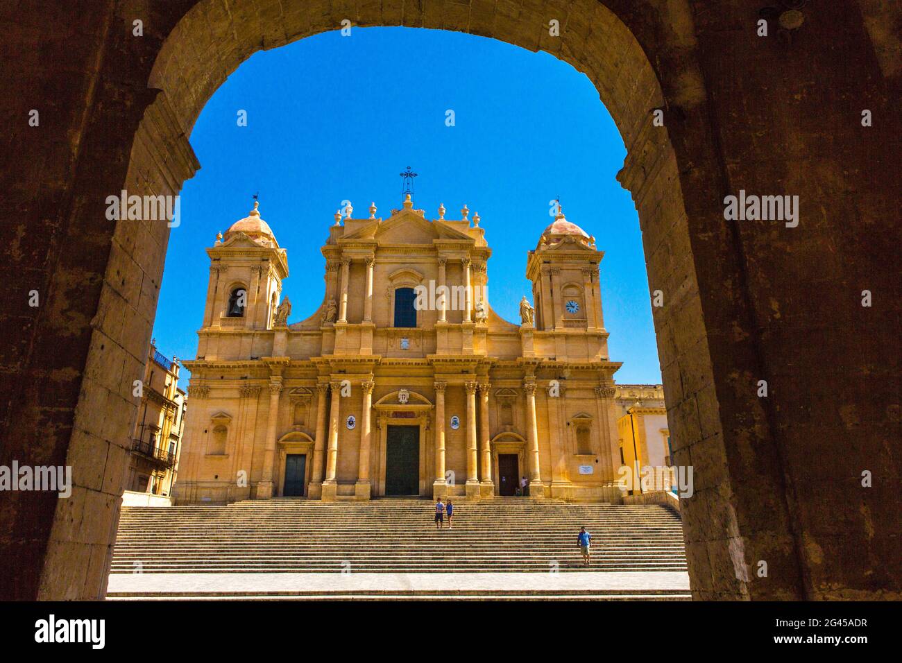 ITALY. SICILY. NOTO VILLAGE (UNESCO WORLD HERITAGE) SAN NICOLO ...