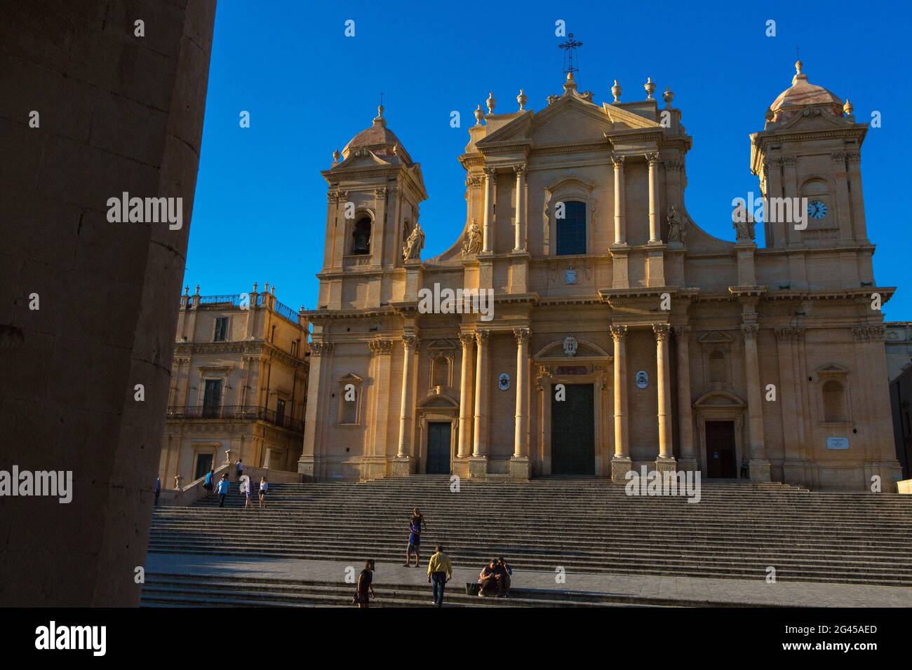 ITALY. SICILY. NOTO VILLAGE (UNESCO WORLD HERITAGE) SAN NICOLO ...