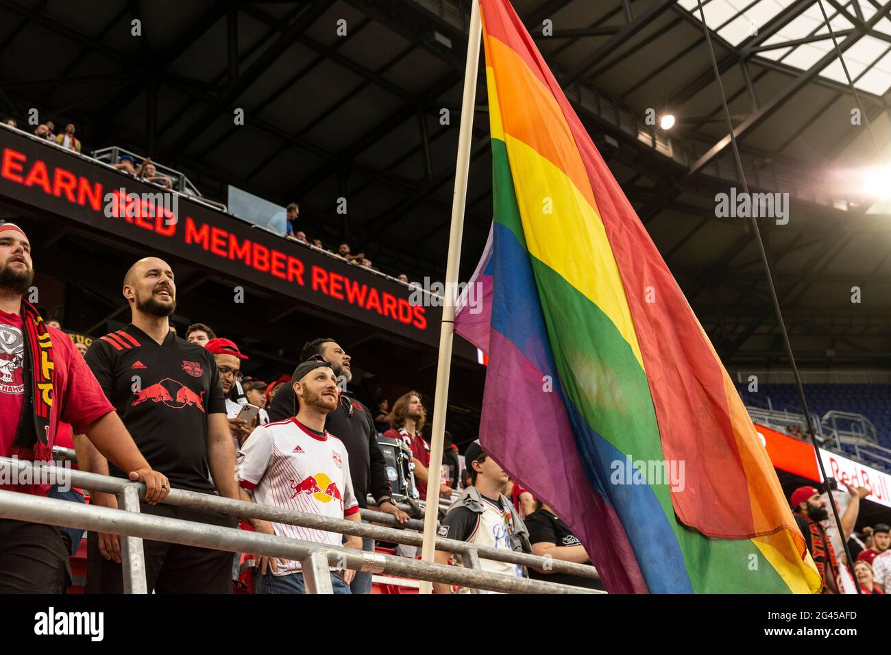 Rainbow football game hi-res stock photography and images - Alamy