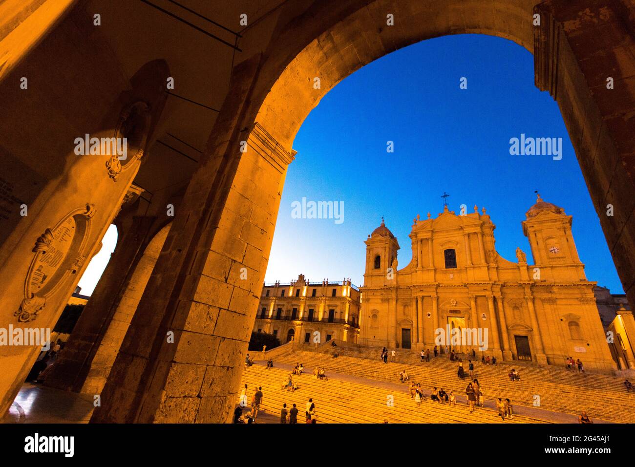 ITALY. SICILY. NOTO VILLAGE (UNESCO WORLD HERITAGE) SAN NICOLO ...