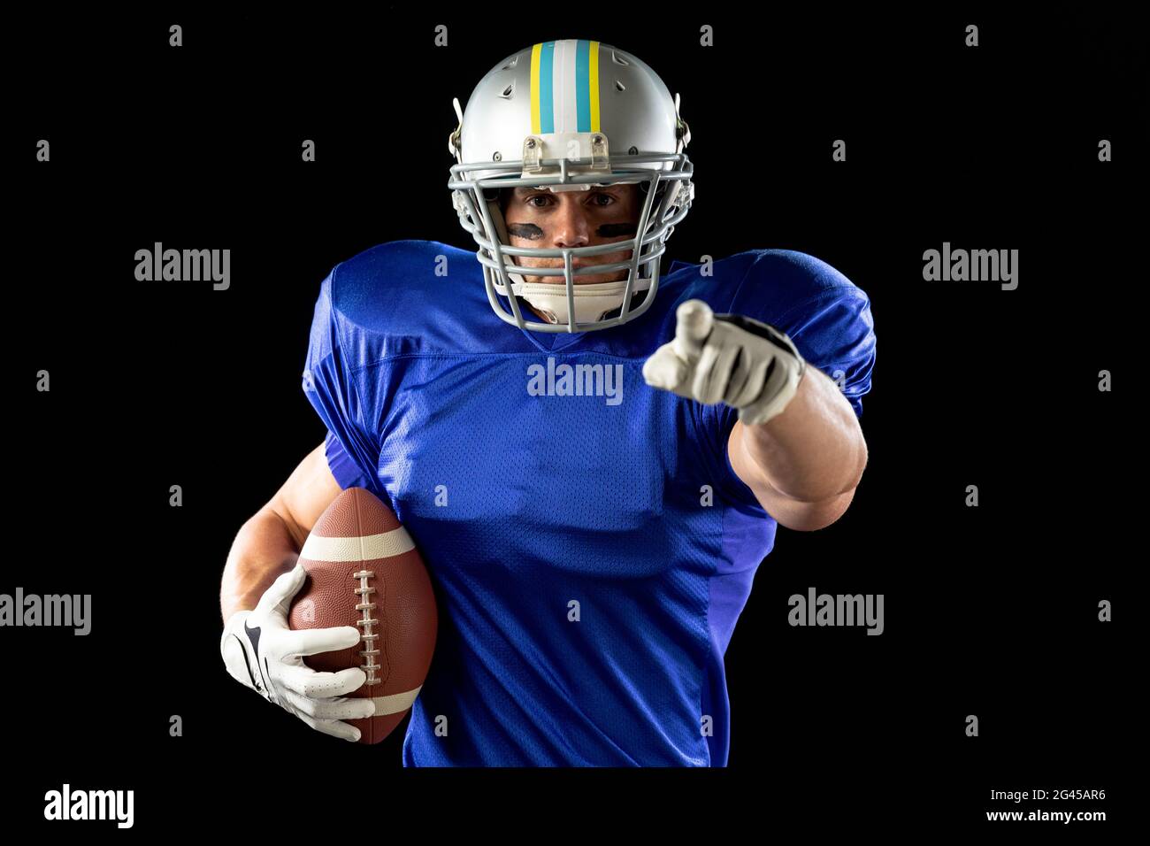 American football player Stock Photo - Alamy