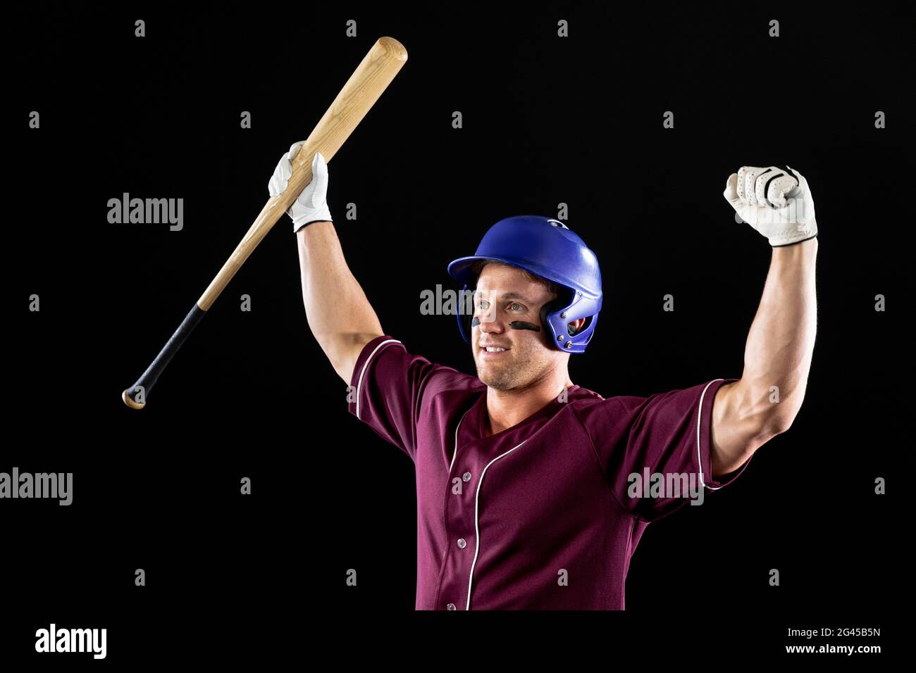 Muscular man baseball bat hi-res stock photography and images - Alamy