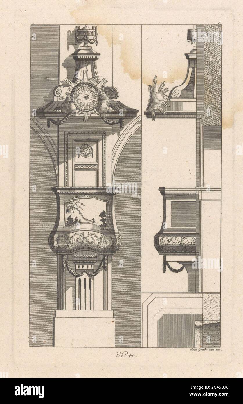 Pulpit with the all-viewing eye; Church furniture; Ouvrages The ...