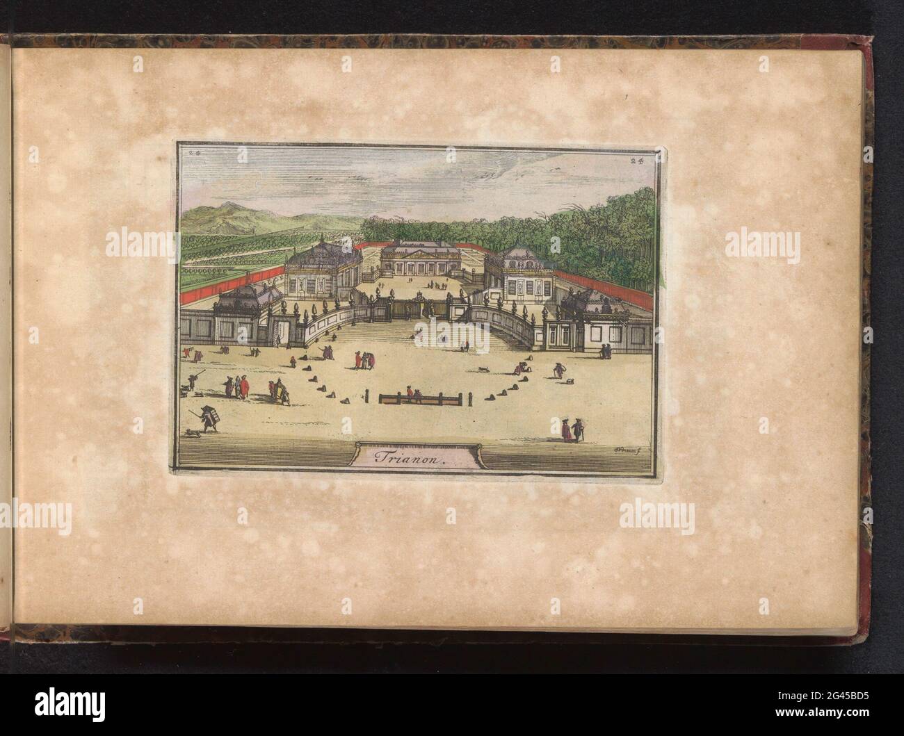 Trianon at Palace of Versailles; Trianon. View of the Grand Trianon at ...