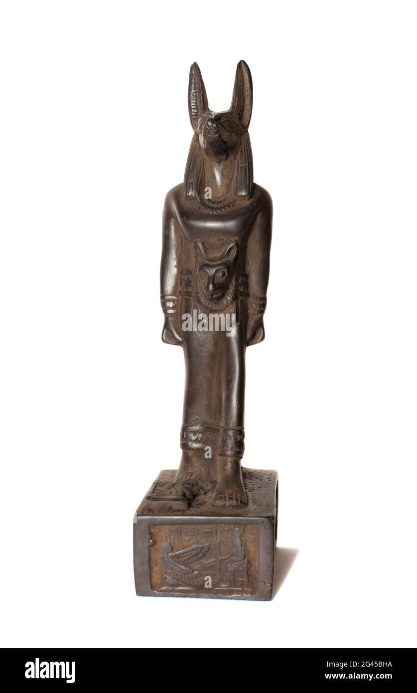 Ancient Egyptian Stone god Stock Photo - Alamy
