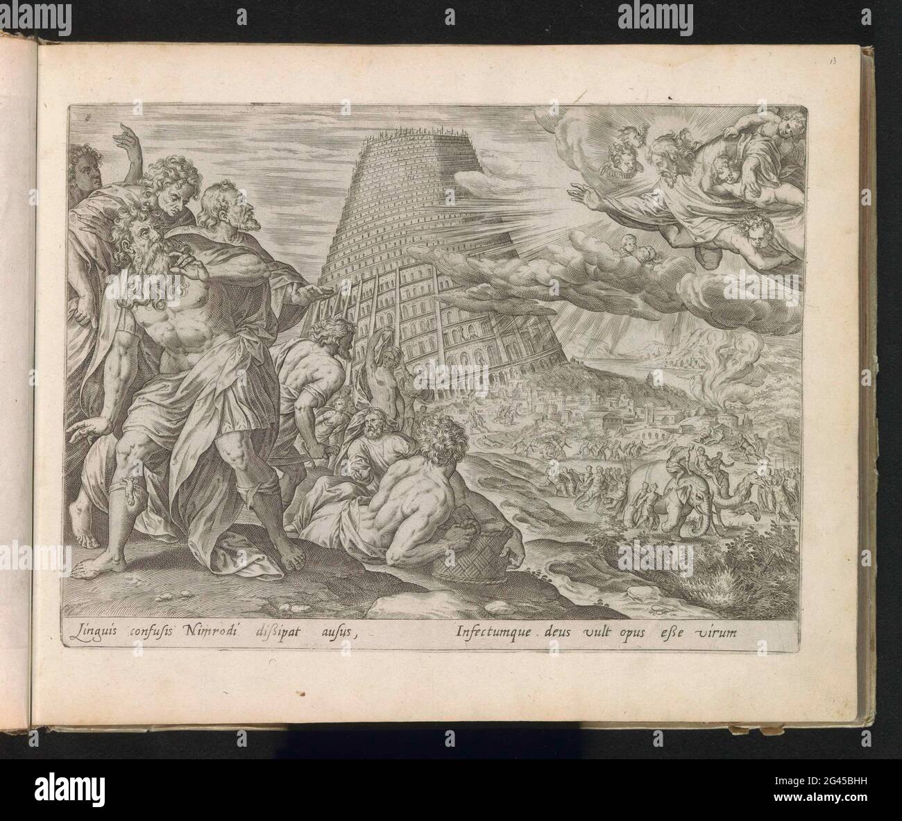 Babylonian confusion; History of the tower of Babel; Thesaurus Sacrarum ...