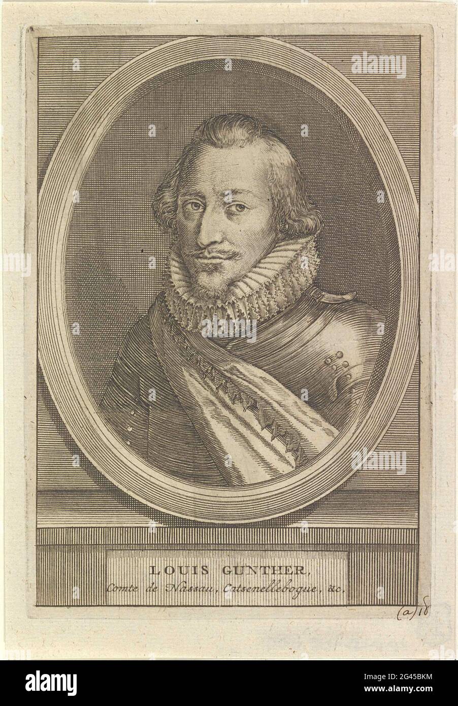 Portrait of Louis Gunther, Count of Nassau. Portrait of Louis Gunther ...