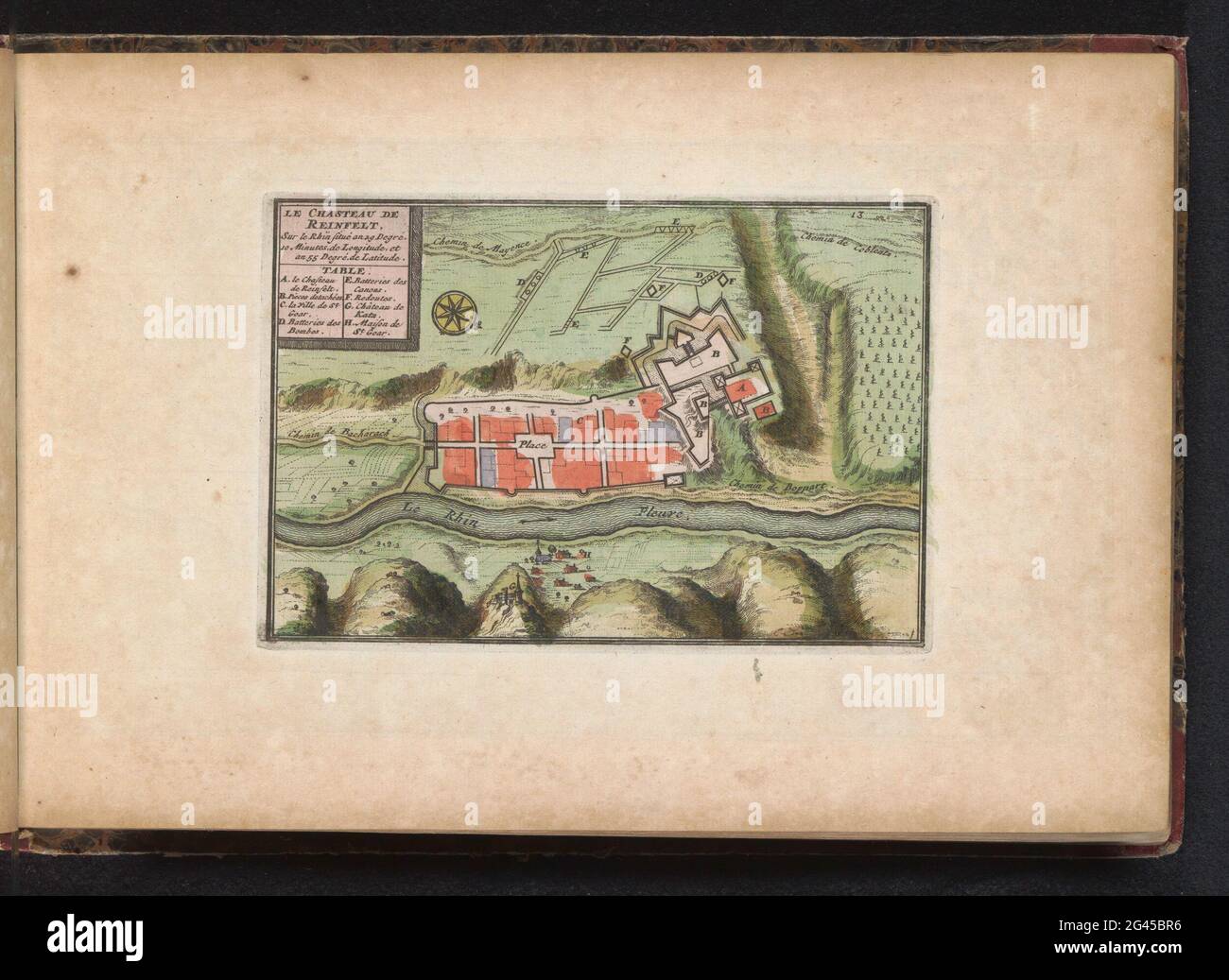 Map of rheinfels hi-res stock photography and images - Alamy