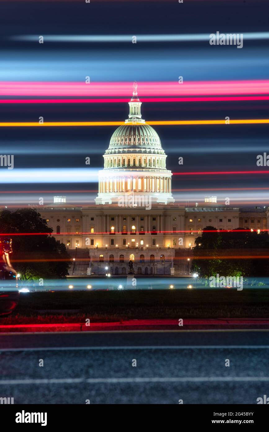 Martin luther king jr monument sunset hi-res stock photography and ...