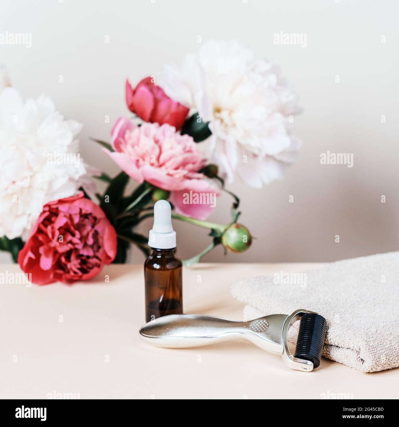 Microneedling derma roller, jade guasha massage rollers and serum ...