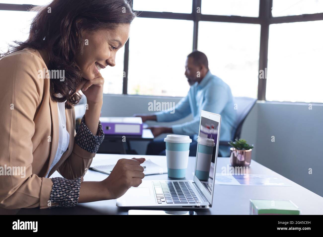 Business professionals at work Stock Photo - Alamy
