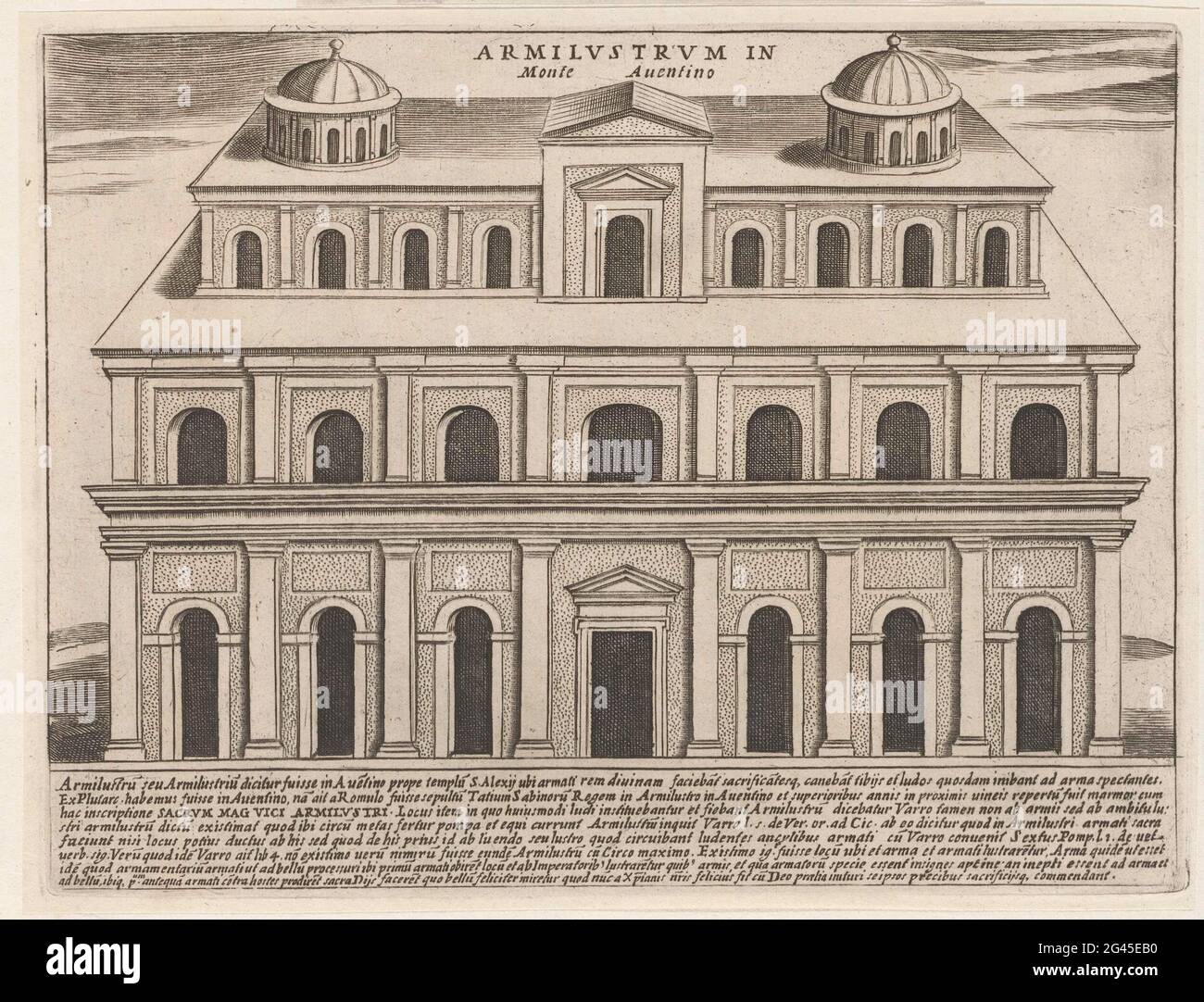 Structure on the Armilustrum square on the Aventine; Armilustrum in ...
