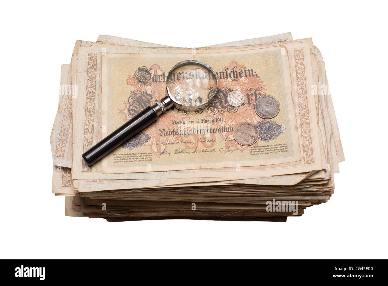 collectibles Coins Banknotes Awards Stock Photo - Alamy