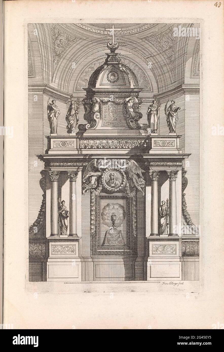 Tabernacle in the form of a triumphal arch; Tabernacoli da Ornare e ...